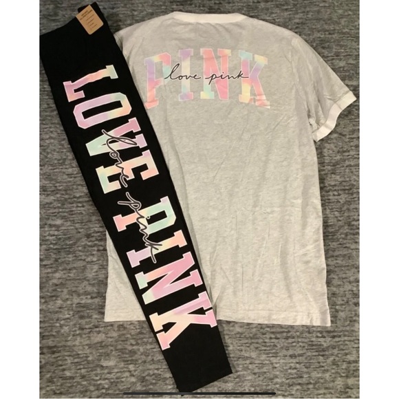 PINK Victoria's Secret | Tops | New Victorias Secret Pink Freya Tie Dye ...